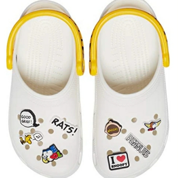 CROCS | Shoes | New Crocs Peanuts Snoopy Clogs W7m5 | Poshmark